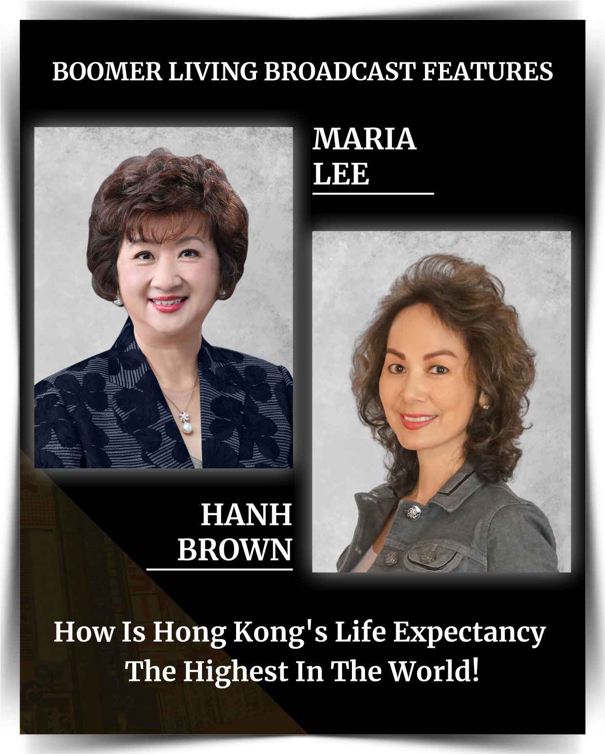 Maria Lee - How Is Hong Kong's Life Expectancy the Highest in the World ...